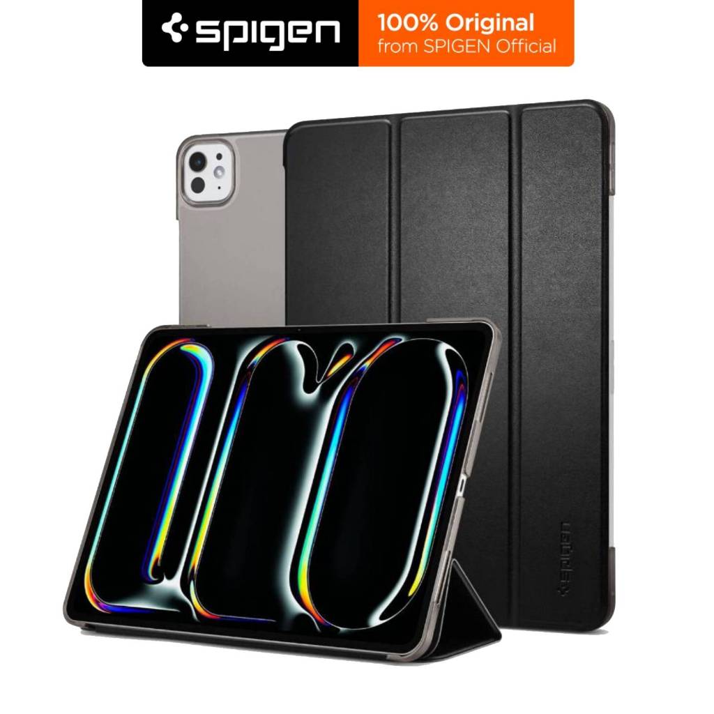 Spigen Smart Fold Black Case for iPad Pro 11" (2024) | Shopee Philippines