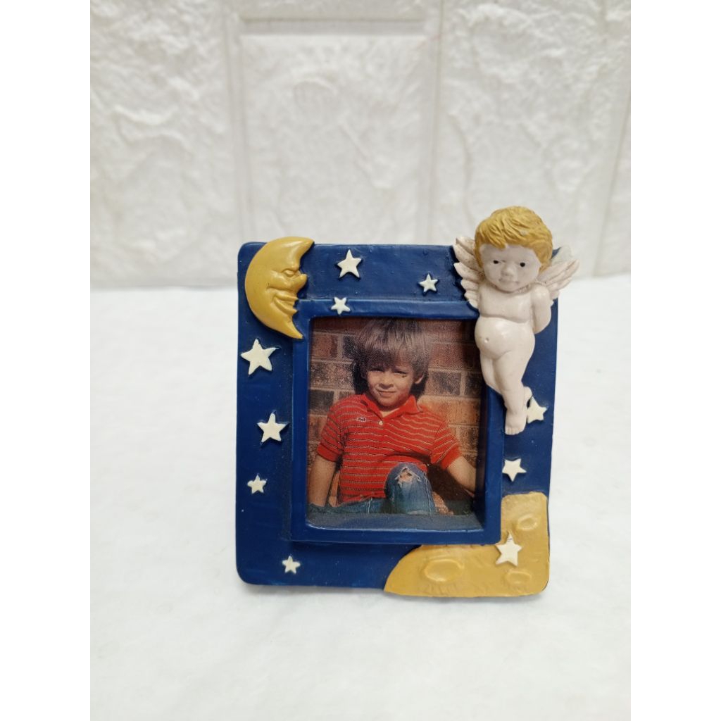 MINI photo frame with angel STAR MOON design | Shopee Philippines