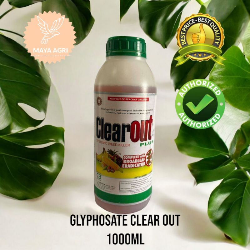 Clear Out Herbicide Glyphosate 480SL - CLEAROUT 1 LITER - CB ANDREW ...