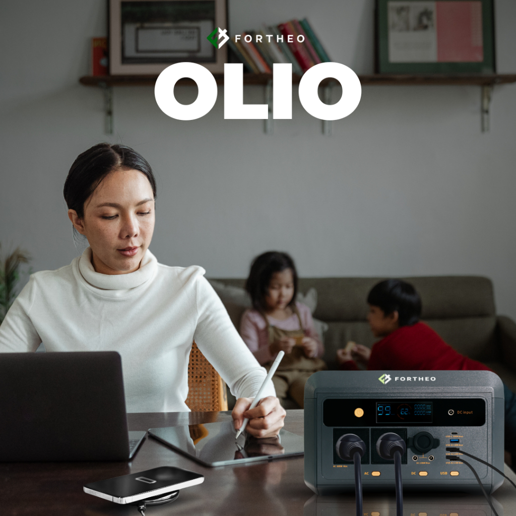 Fortheo OLIO 700W 576Wh – WFH Backup | Portable Emergency Power | Solar ...