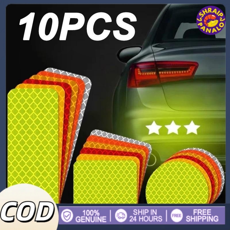 Night Safety Reflective Sticker Motorcycle Car Electric Vehicle Warning ...