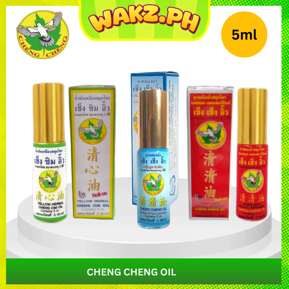 Wakz,ph cheng cheng oil natures eucalyptus for relief 5ml thai herbal ...