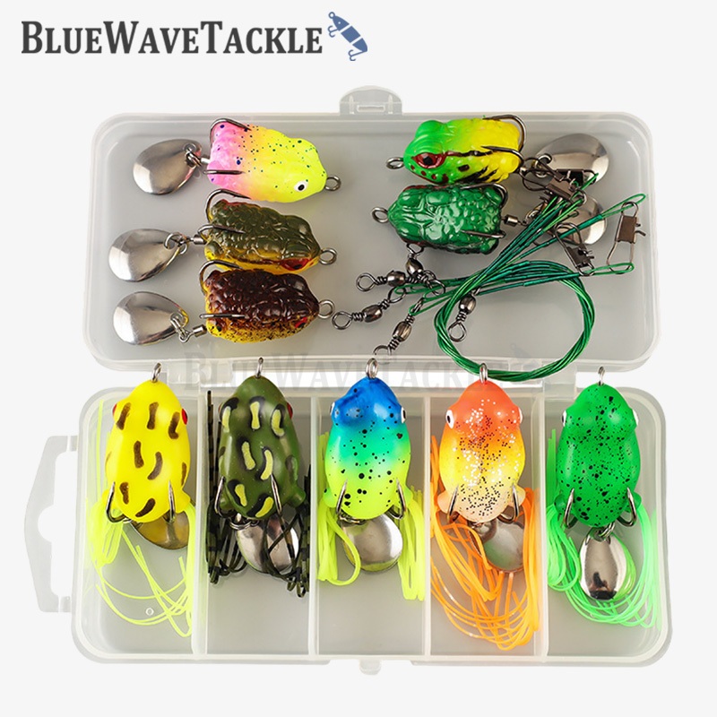 5Pcs/Set 4g Mini Frog Lure Kit Soft Jump Frog Bait Durable Lure Set ...