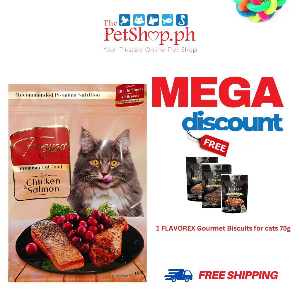 Freya Premium Dry Cat Food 10kg (FREE 1 Flavorex 70g) | Shopee Philippines