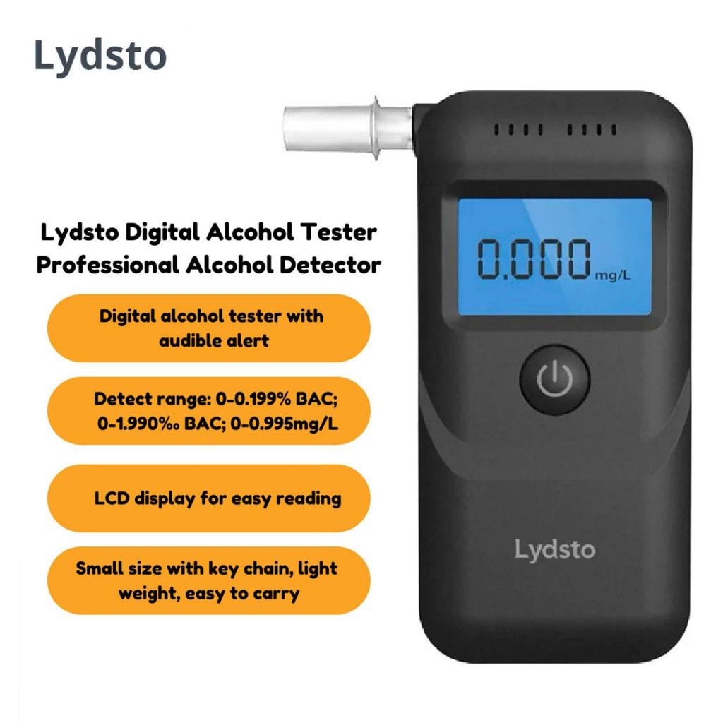 Lydsto Alcohol Tester Handheld Digital Alcohol Breath Tester ...