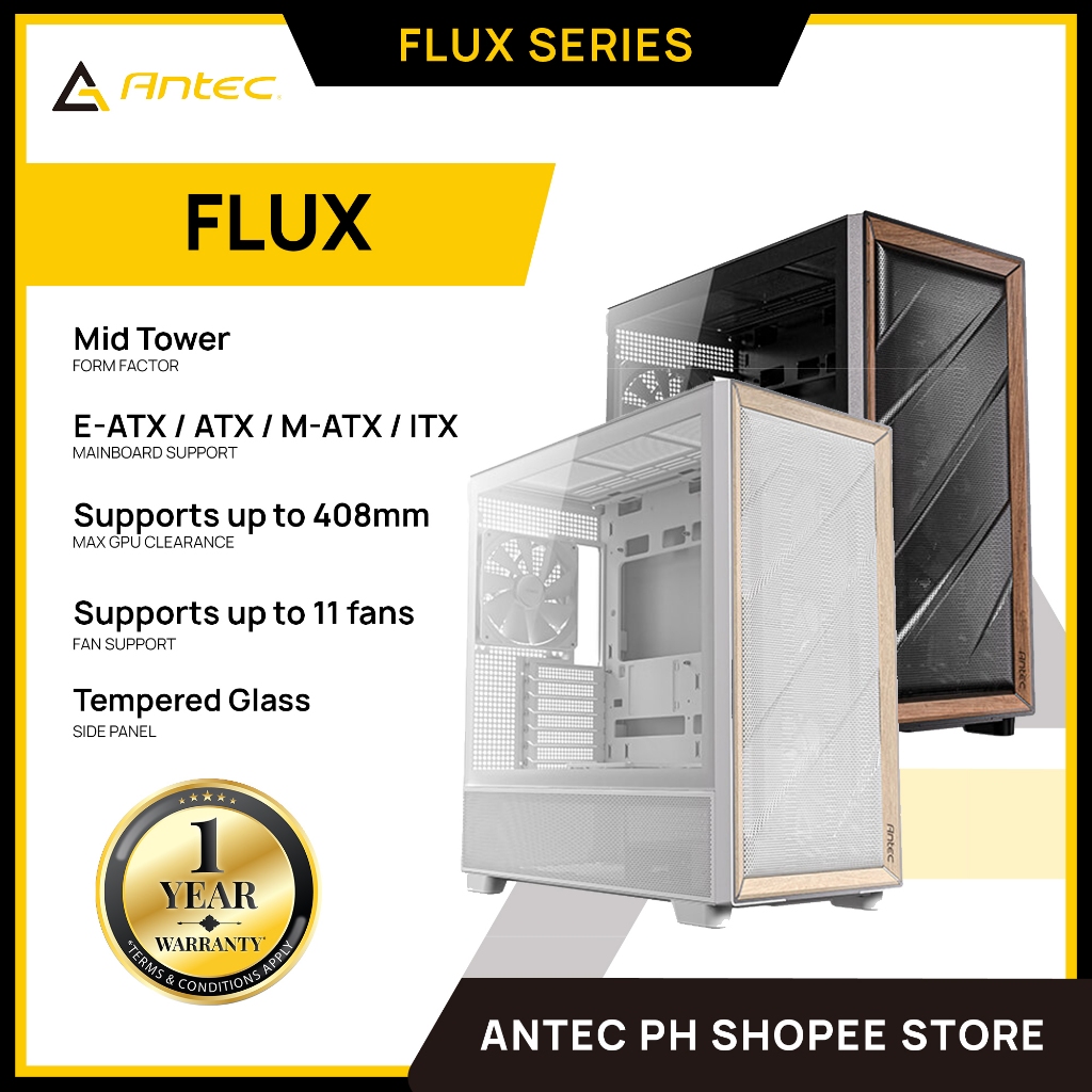 ANTEC Flux eATX/ATX/mATX/ITX PC Chassis | Shopee Philippines