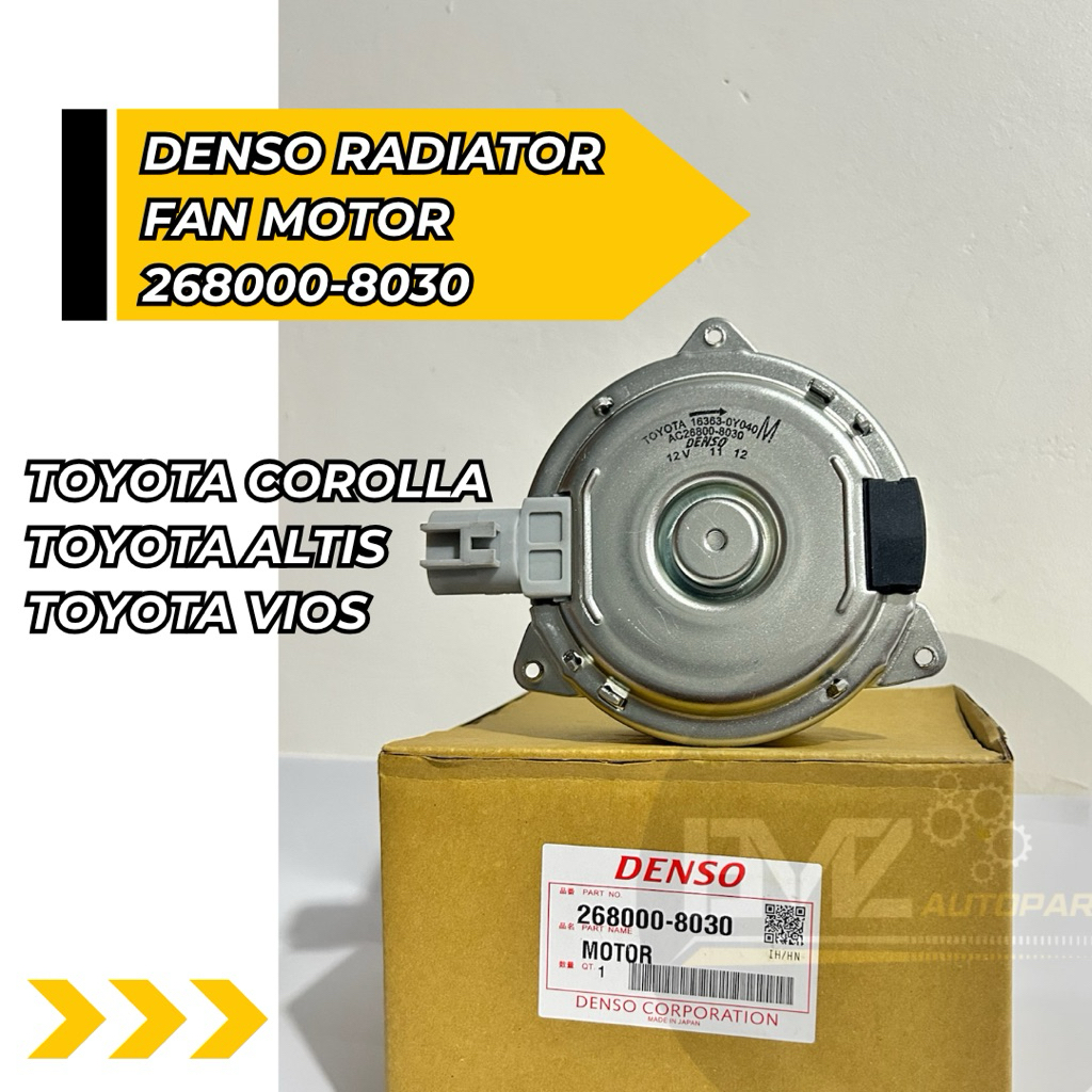 DENSO Radiator Fan Motor 268000-8030 | Shopee Philippines