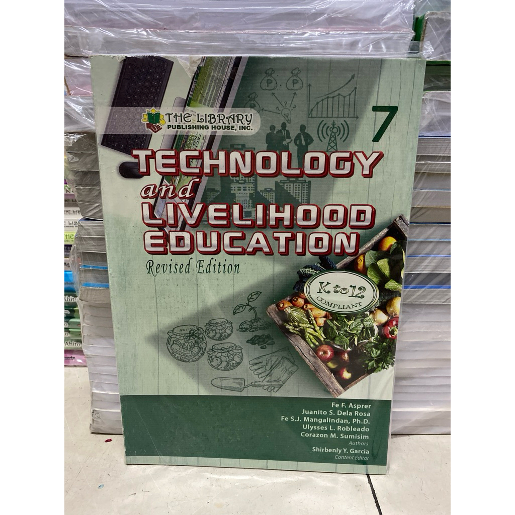 TECHNOLOGY AND LIVELIHOOD EDUCATION 7 (Revised edition) | Shopee ...