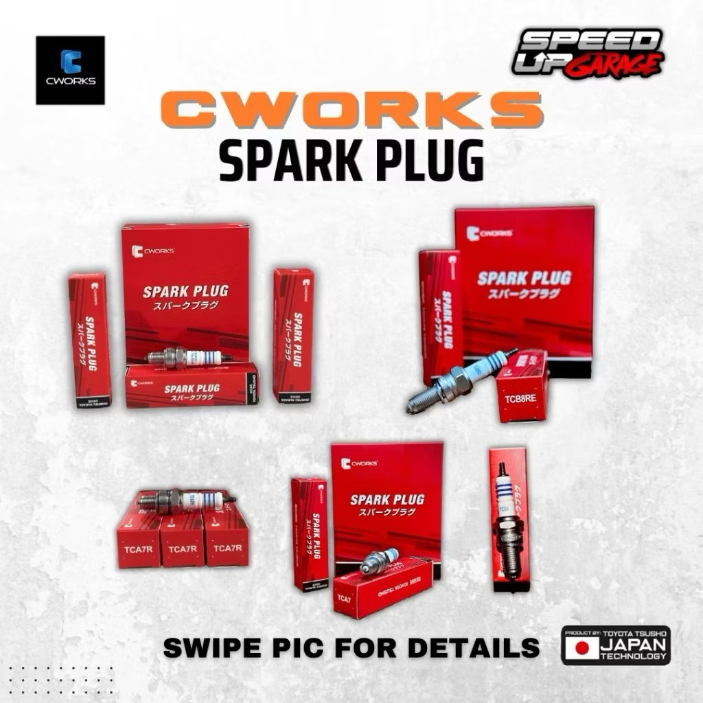 CWORKS SPARK PLUG FOR SCOOTERS/PANTRA JAPAN QUALITY | Shopee Philippines