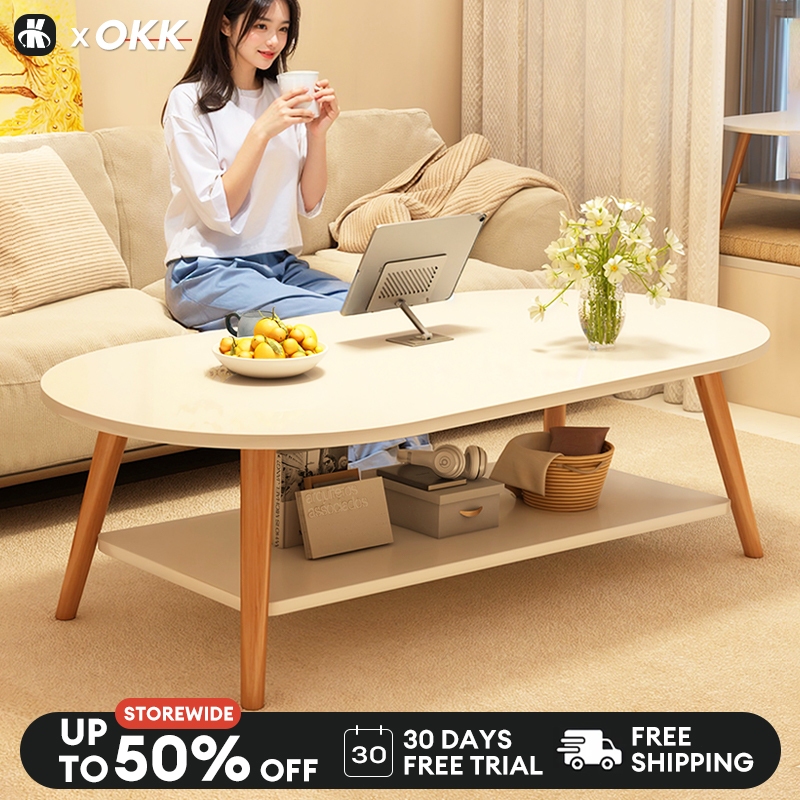 【Safe Package】Small Table Sofa Side Table Coffee Table Movable Bedroom ...
