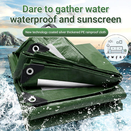 Trapal Waterproof Makapal Multiple Sizes Tolda Makapal Rain Cover ...