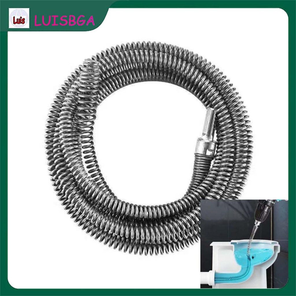 3/5/10M Flexible Pipe Drain Cleaner Spring Auger Clog Remover for Tub ...