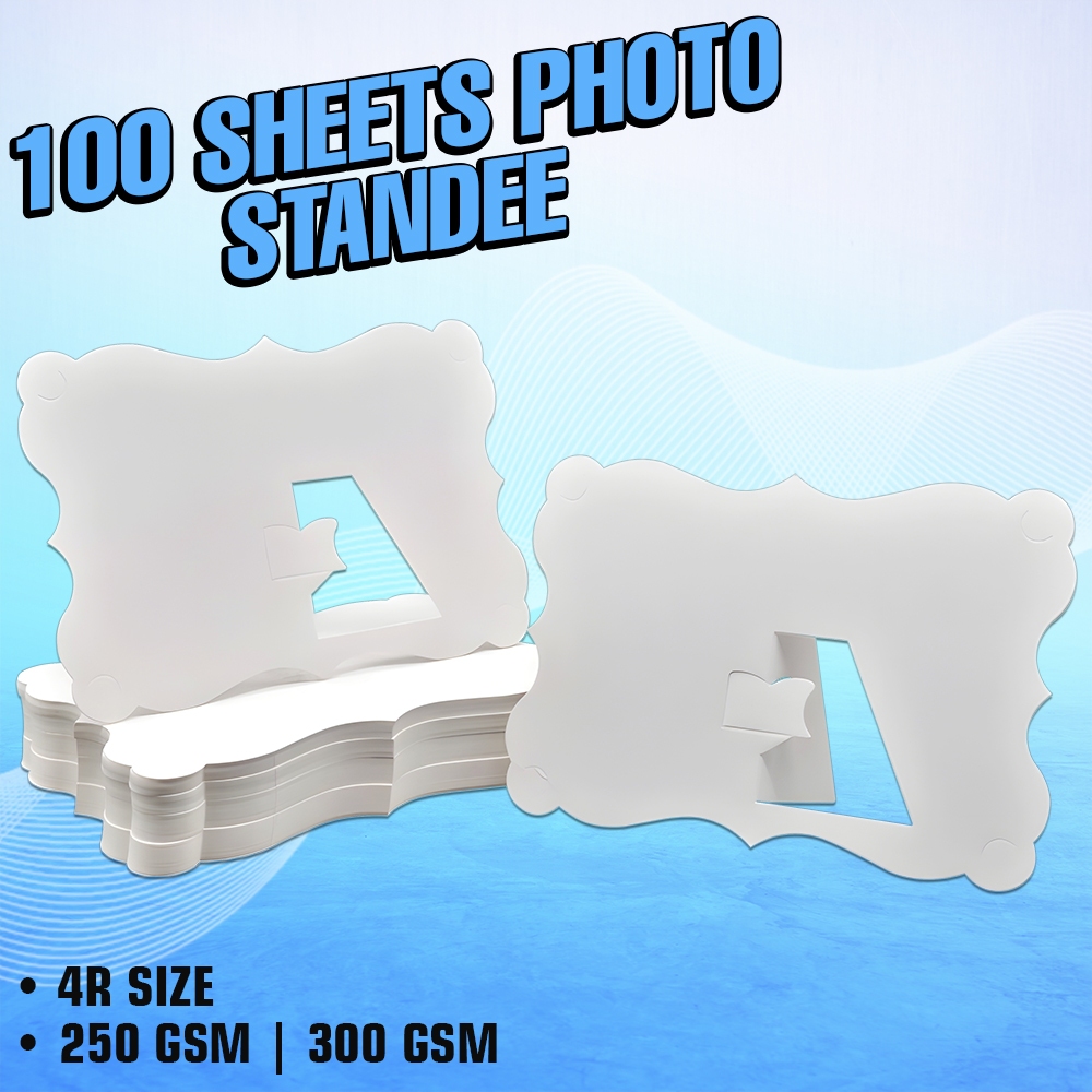 100pcs 4r Photo Standee for Photobooth Paper Frame Frames 250gsm ...