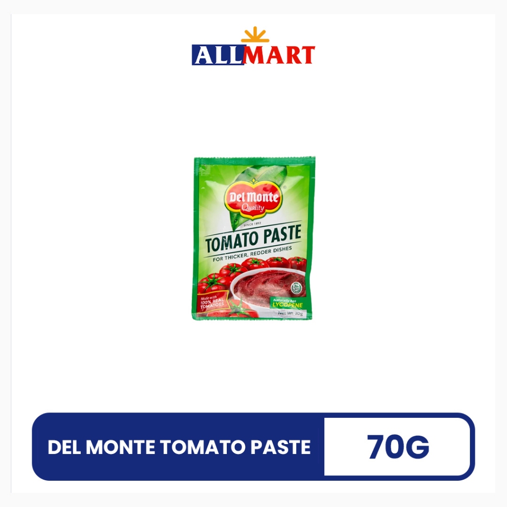 Del Monte Tomato Paste 70g - AllMart Shop | Shopee Philippines