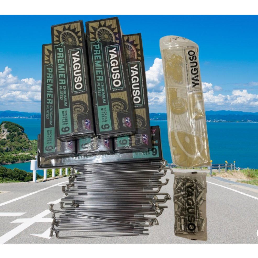 yaguso chrome plated spokes rios Available rayos spokes | Shopee ...