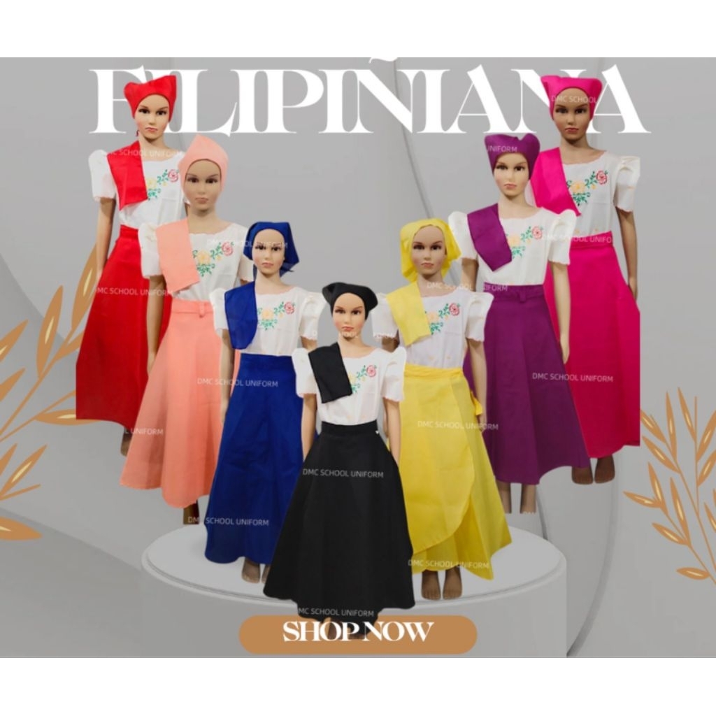 Patadyong & Kimona Set National Attire for kids | Shopee Philippines
