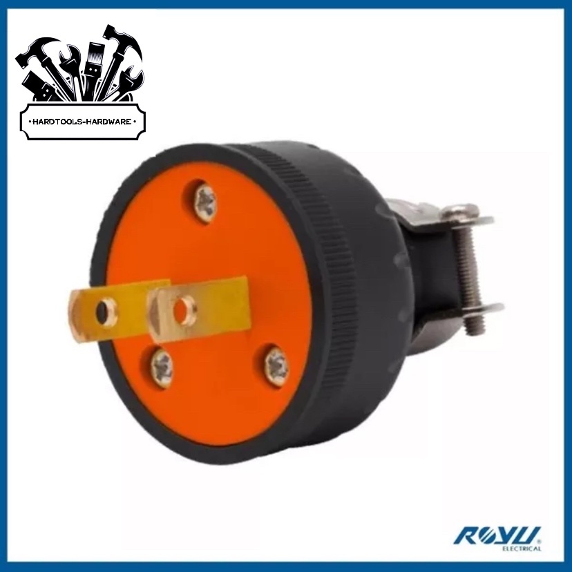 Royu regular plug rubber plug 10A 250V. heavy-duty 15A 250V | Shopee ...