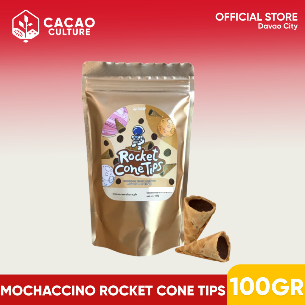 Mochaccino Chocolate Rocket Cones 100g - CACAO CULTURE - Mocha Cone ...