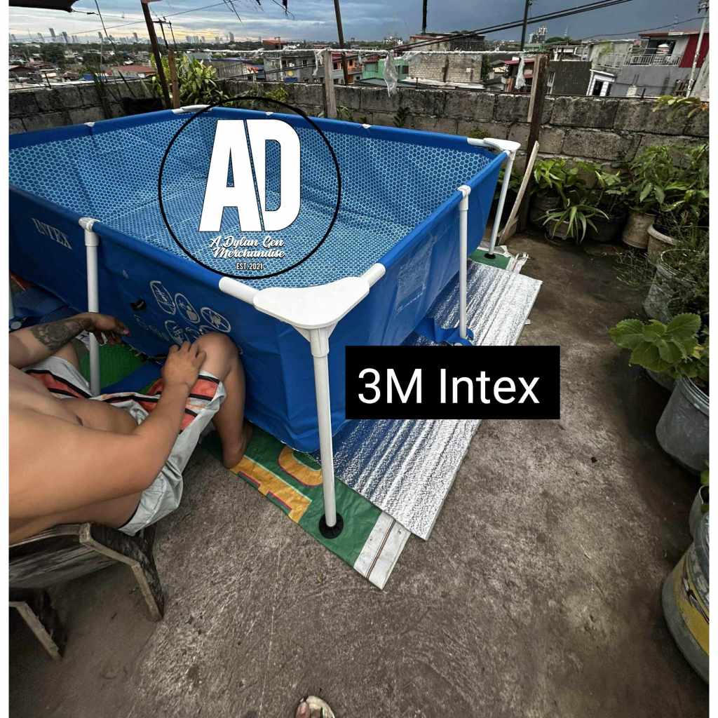 INTEX RECTANGULAR FRAME 3METERS WITH FREEBIES | Shopee Philippines