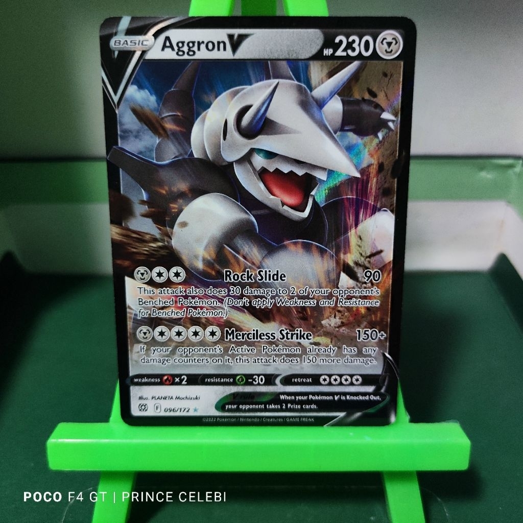 Pokemon TCG - Aggron V | Shopee Philippines
