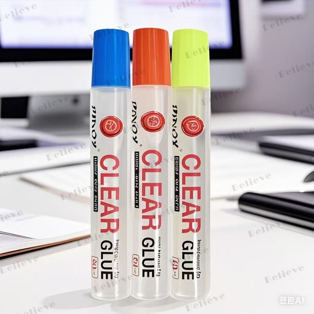 PINOY Clear Glue Pen - 50ml Clean Glue for School & Slime! Clear Glue ...