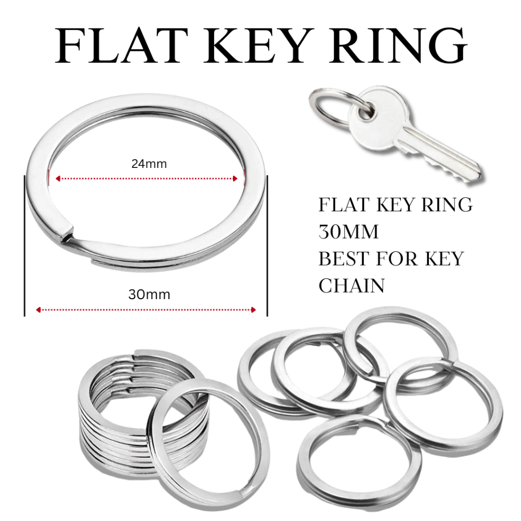 DIY Metal Key Ring for Keychain and Key Holder Stainless Steel Key ...