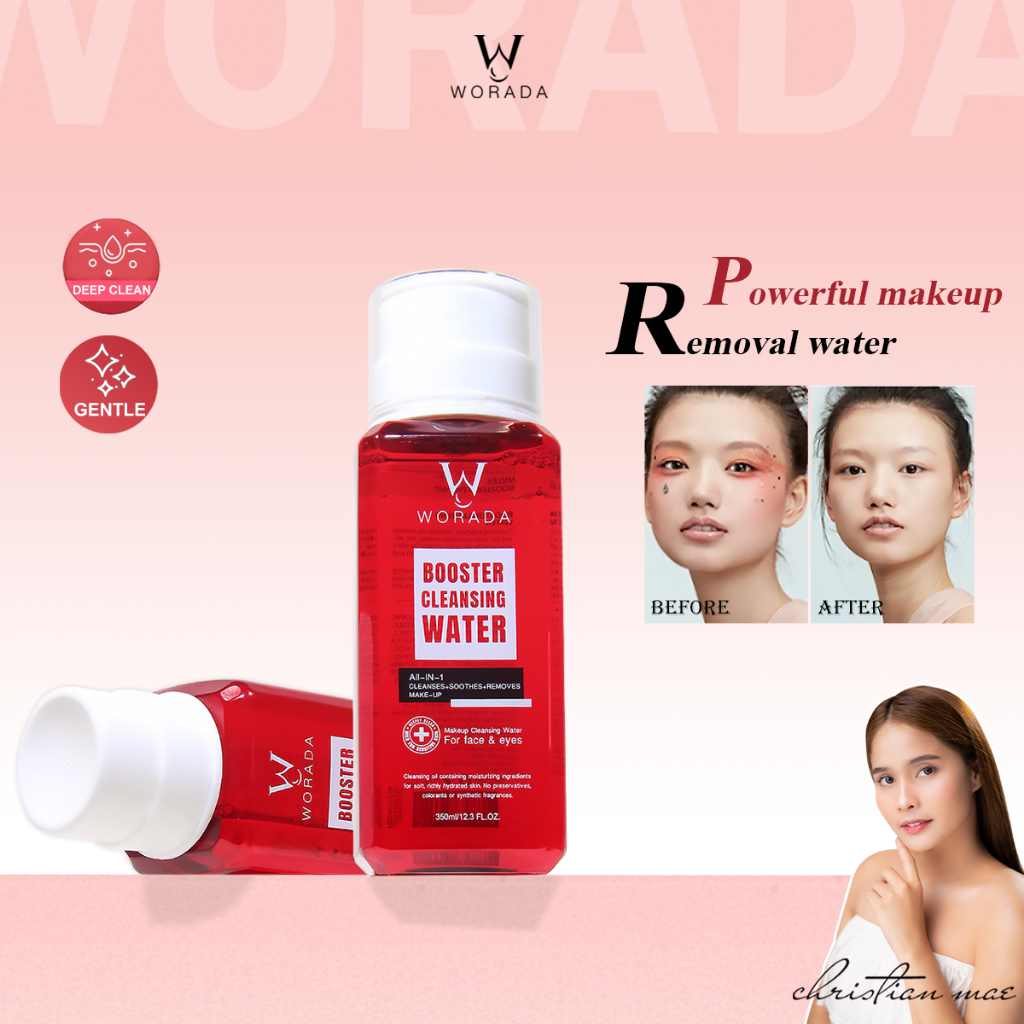 WORADA All In 1 makeup Cleansing Water 350ml Makeup Remover for ...