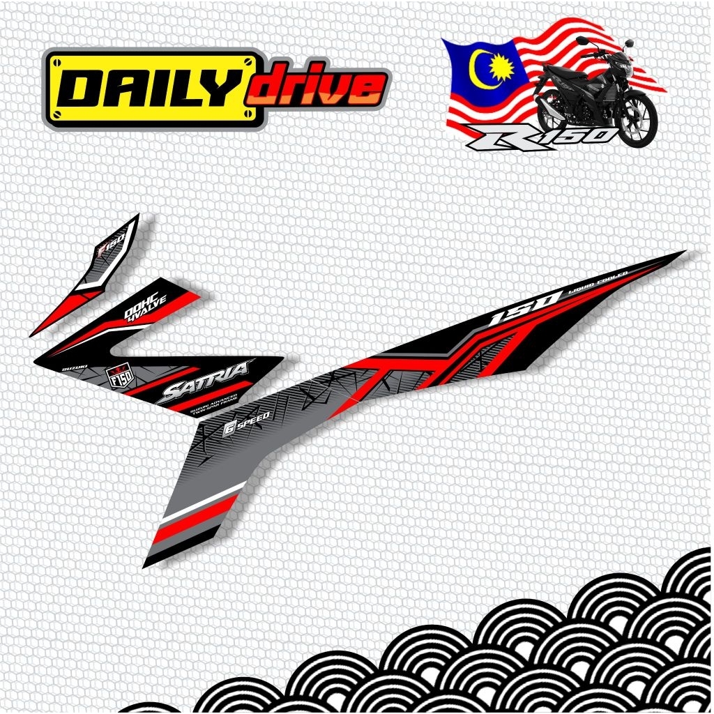 SUZUKI RAIDER 150 FI MALAYSIAN DECAL DESIGN | Shopee Philippines