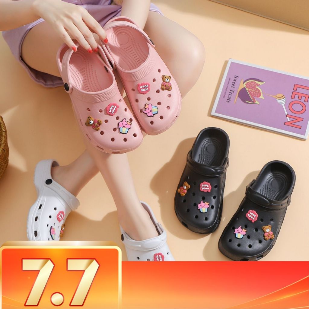 𝙓𝙀𝙇𝙇𝘼】Closs Summer Classic Lightweight Soft Nonslip Clogs Sandals For ...