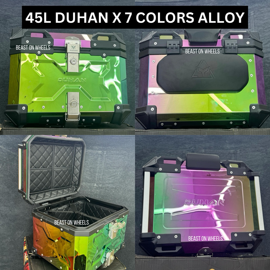 ORIGINAL Duhan 7 Colors 45L Alloy TopBox Top Box | Shopee Philippines