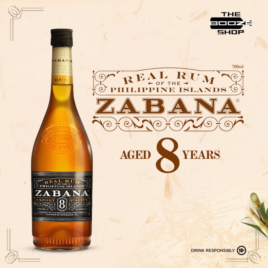 Zabana 8 Dark Rum 700ml | Shopee Philippines
