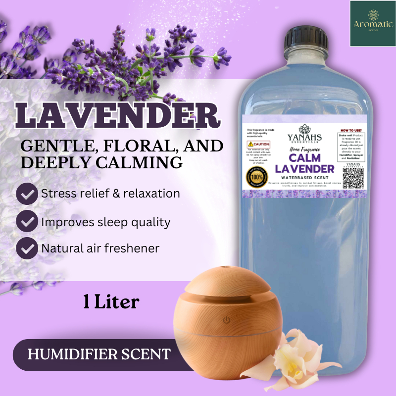 Aromatic LAVENDER 1L Water Based Scents for Humidifier, Air Freshener ...