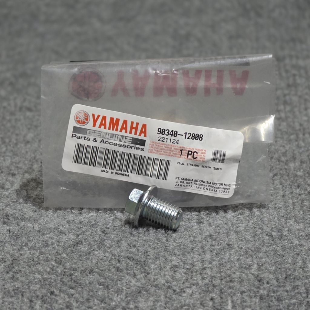 Yamaha Genuine Plug Straight Screw "DRAIN PLUG" M3 /Aerox/Nmax | Shopee ...
