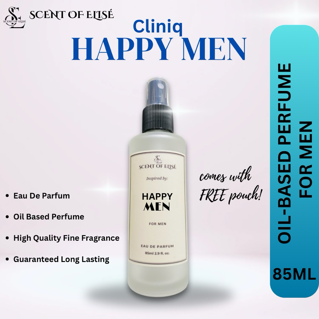 Cl!niq Happy Men Inspired Oil Based Perfume 85ml High Quality Fragrance ...