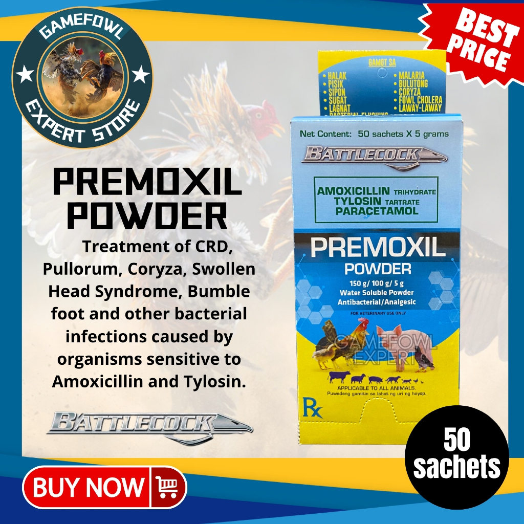 Premoxil 5g x 50 sachets (PER BOX - Medication) | Shopee Philippines