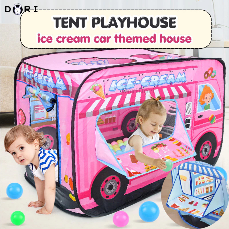 Kids Car Tent Toy Creative Cartoon Tent Foldable Game Toy House ...