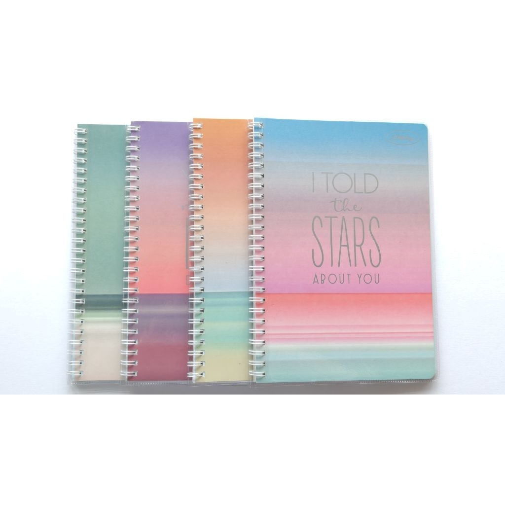 Sterling Spiral Notebook Sunset Quotes Cover 6x8.5 Inch 80 Lvs With ...