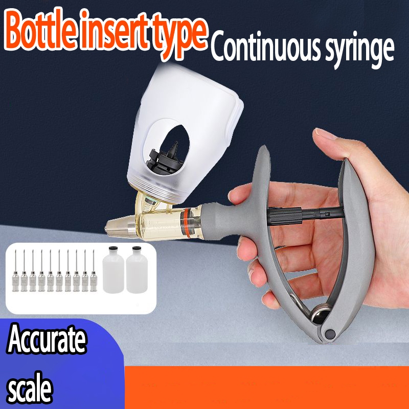 Continuous injection syringe for animal vaccines, premium injection ...