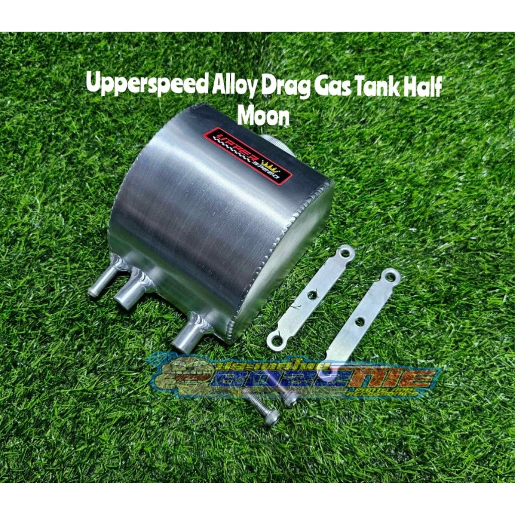 Upperspeed Alloy Drag Gas Tank Half Moon | Shopee Philippines