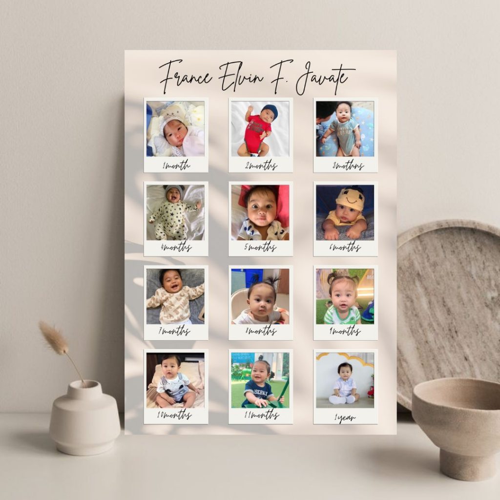 BABY MILESTONE SINTRA BOARD A4 SIZE | Shopee Philippines