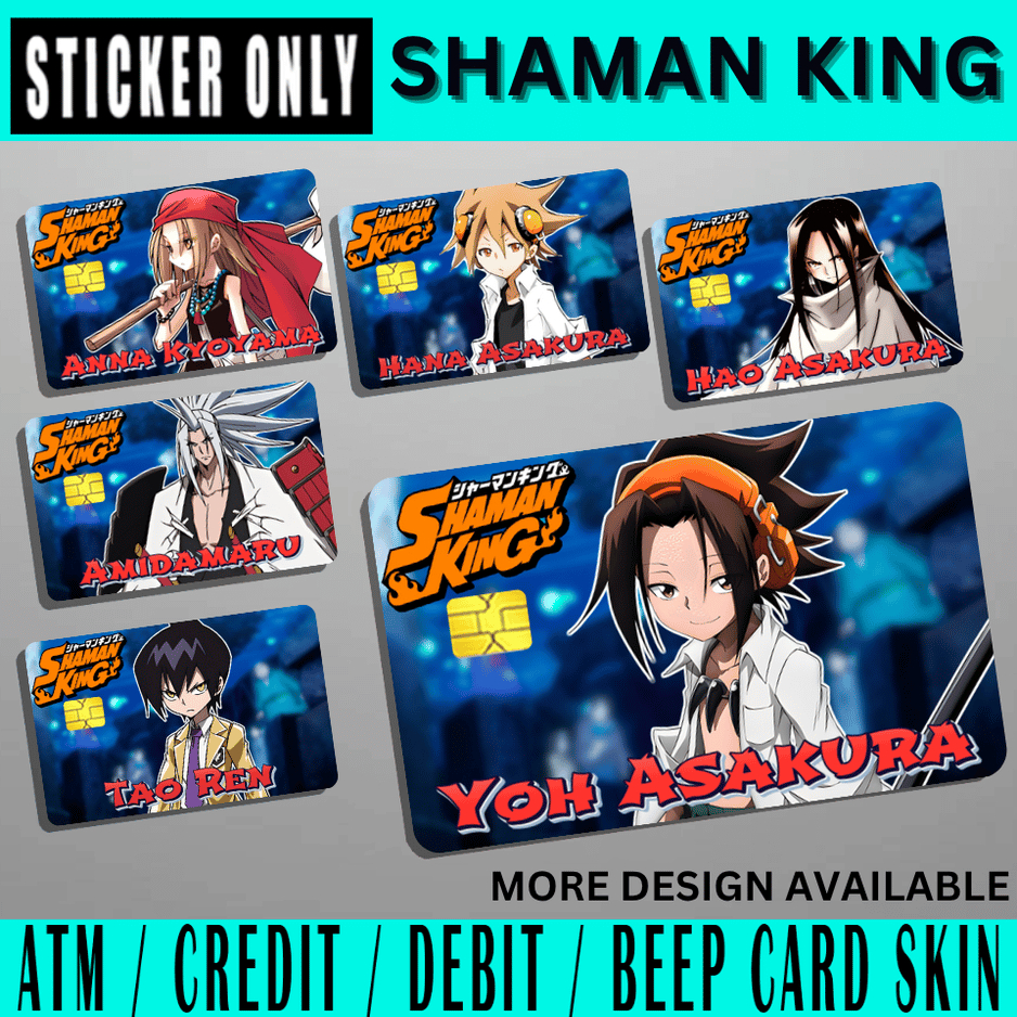 SHAMAN KING PART 2/2 - Vinyl Matte Laminated Waterproof Scratch Proof ...