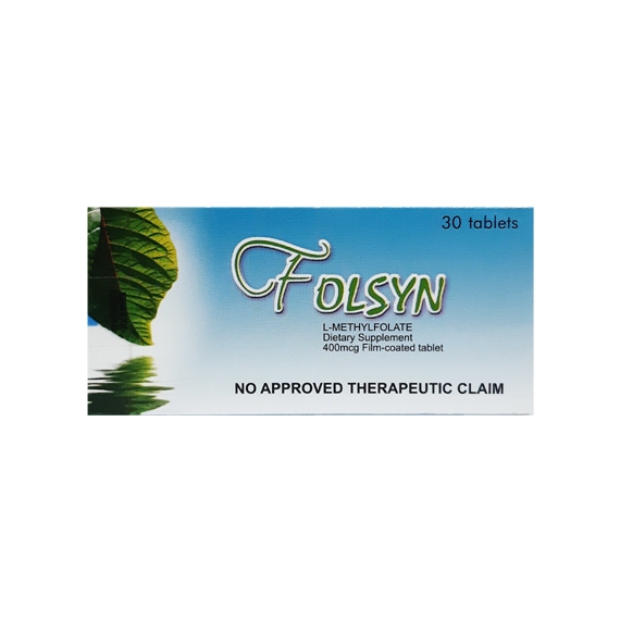 Folsyn 400 mcg Tablet (L-Methylfolate) | Shopee Philippines