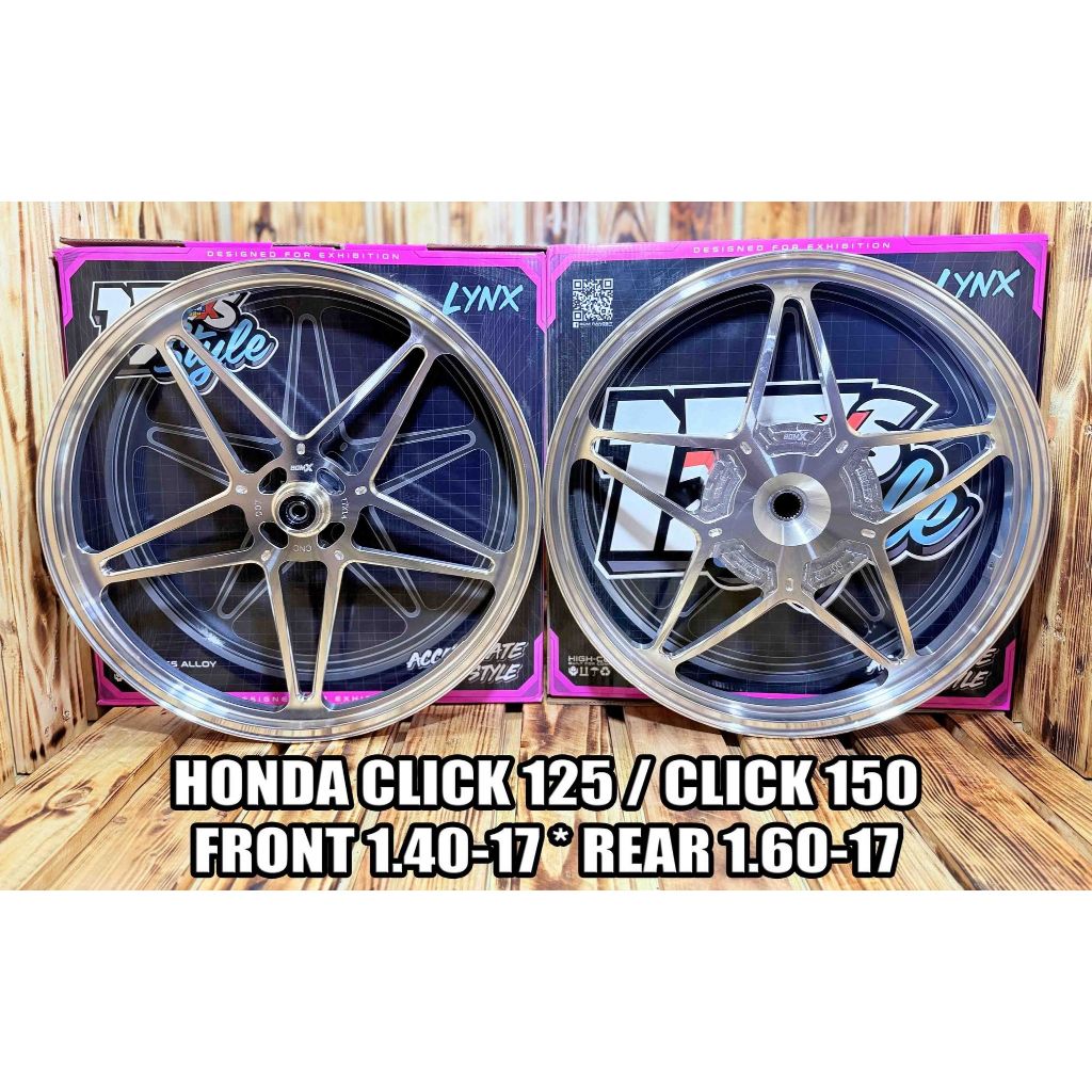 MIOLS1 BRAND NEW BOM X 17's STYLE LYNX (STAR) CNC MAGS 17s 5 SPOKES ...