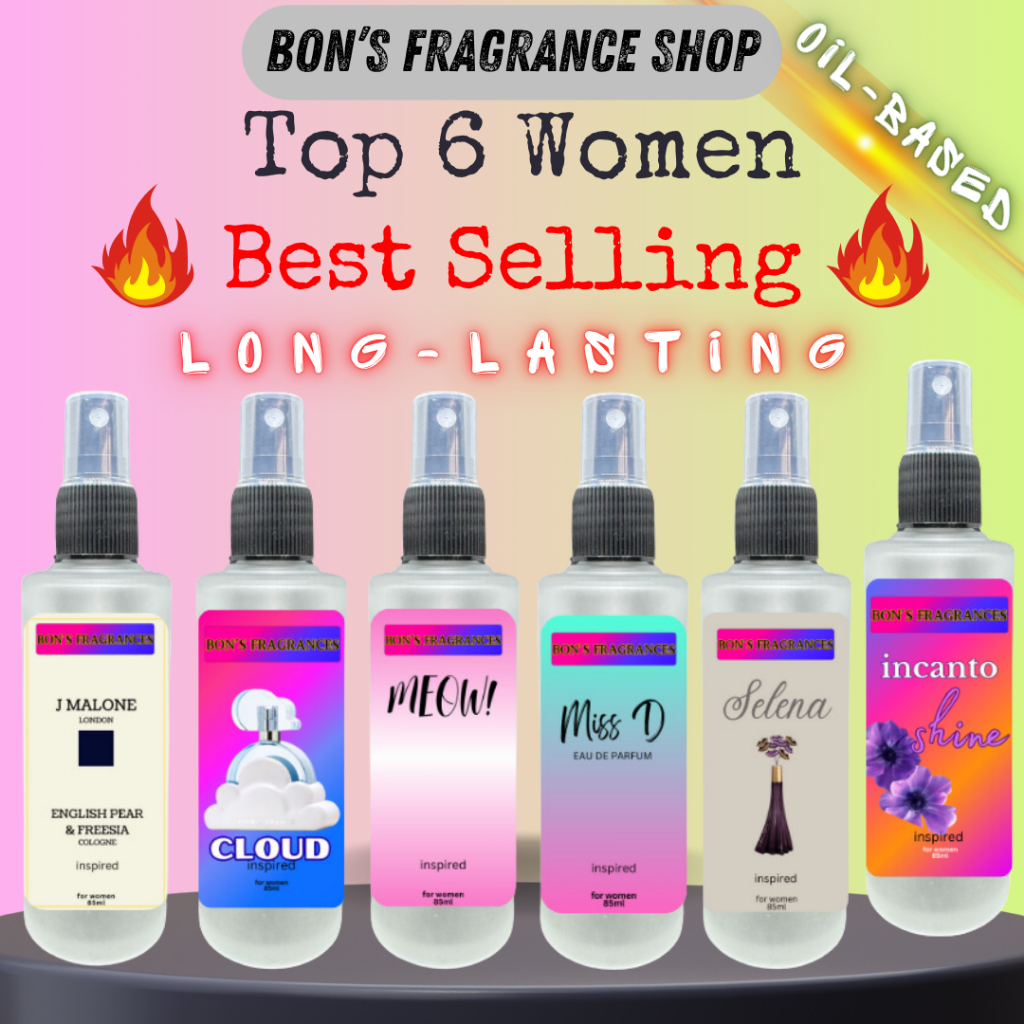 Top 6 Women Best-Selling Inspired Oil Based Perfume for Women Long ...