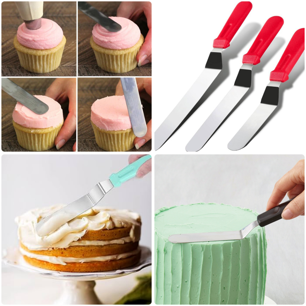 Offset Spatula / Straight Spatula Icing Buttercream Frosting Angled ...