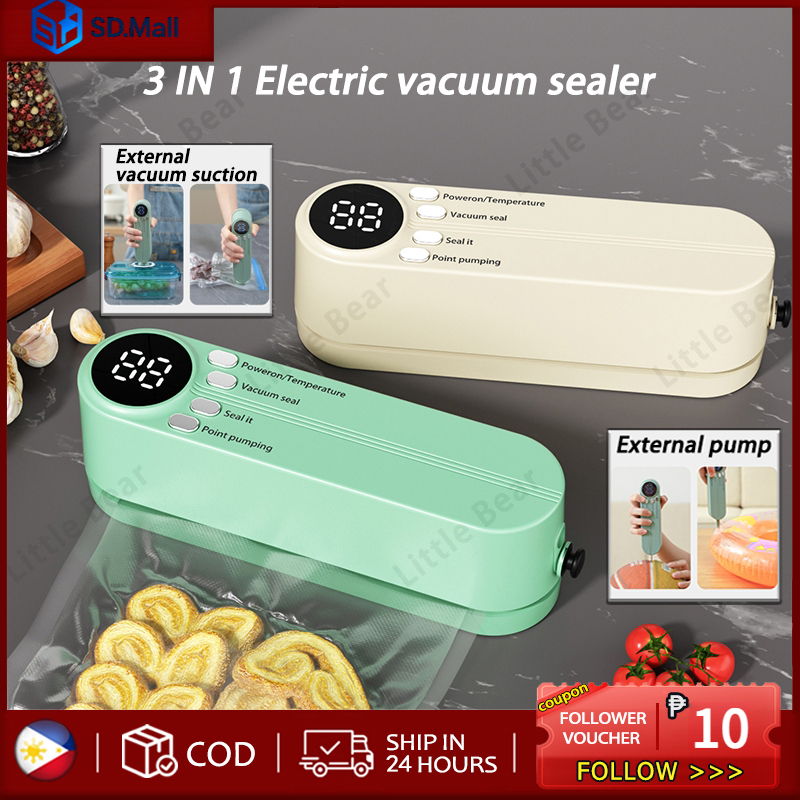 Food Vacuum Packaging Machine Household Automatic Vacuum Sealing Machine Sealer Machine Vacuum ...