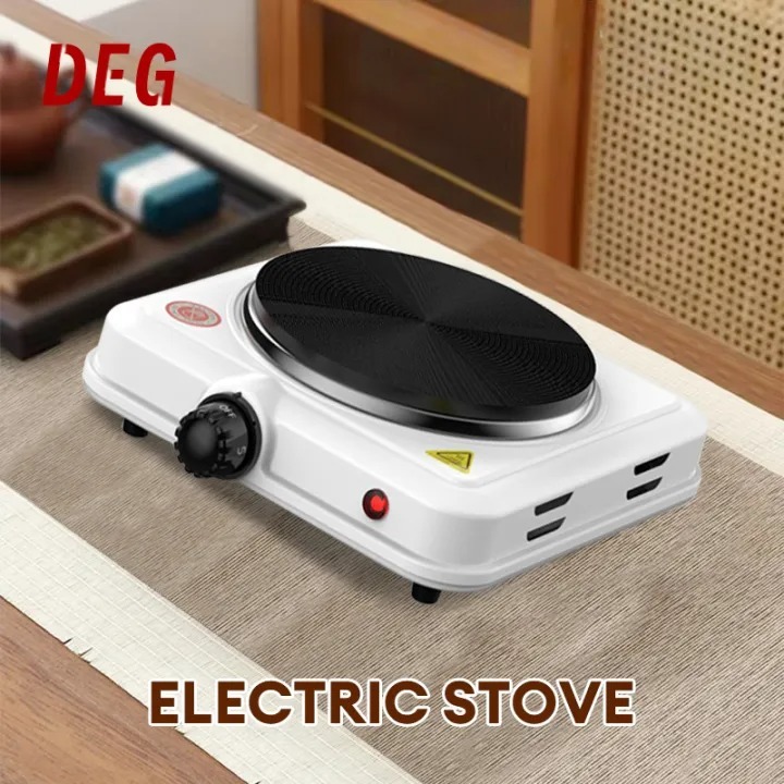 Hot Plate 1000W Cooktop Single Electric Burner Portable Hot Plate ...