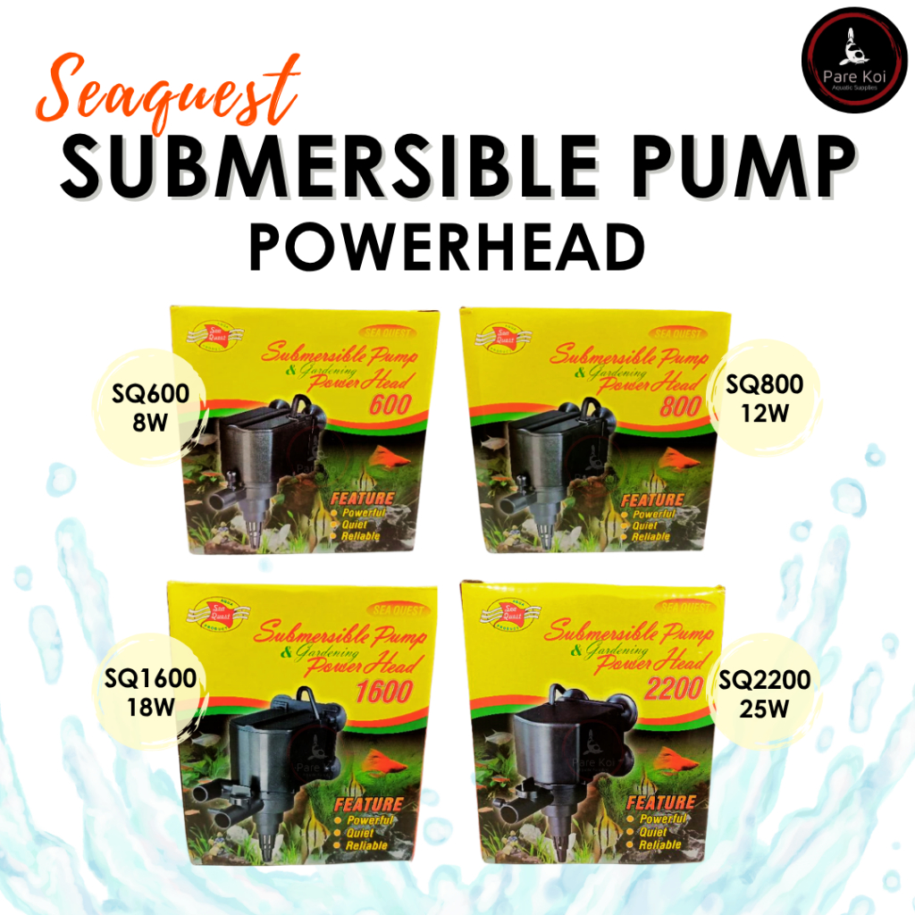 Seaquest | Sea Quest Submersible Pump Water Pump SQ2200 SQ1600 SQ800 ...