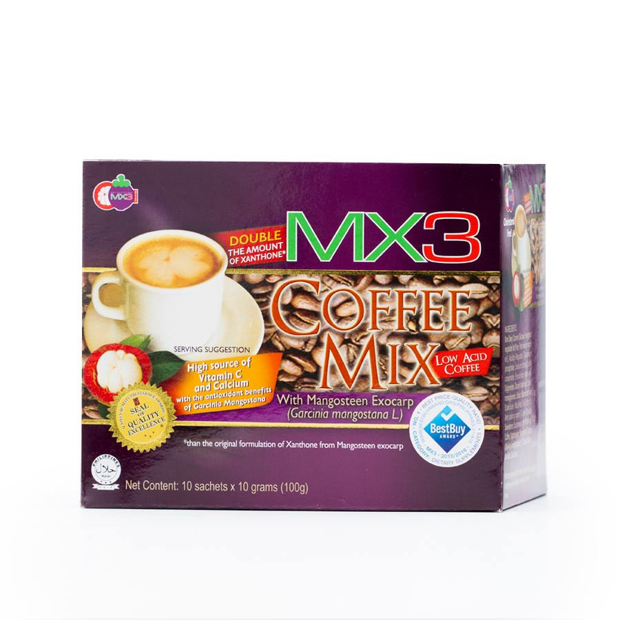MX3 Coffee Mix Low Acid Coffee With Mangosteen | Shopee Philippines