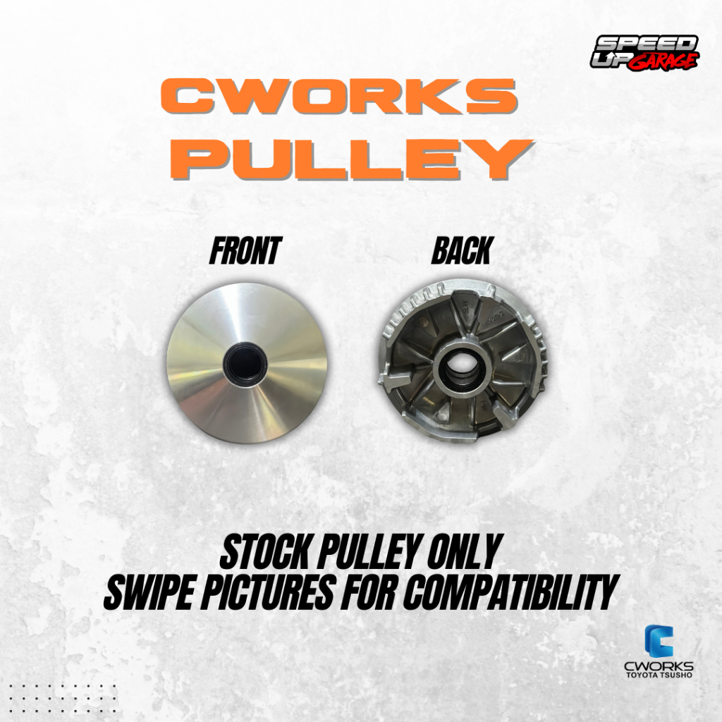 PULLEY ONLY CWORKS TOYOTA TSUSHO CVT PARTS FOR SCOOTERS (MOTORCYCLES ...